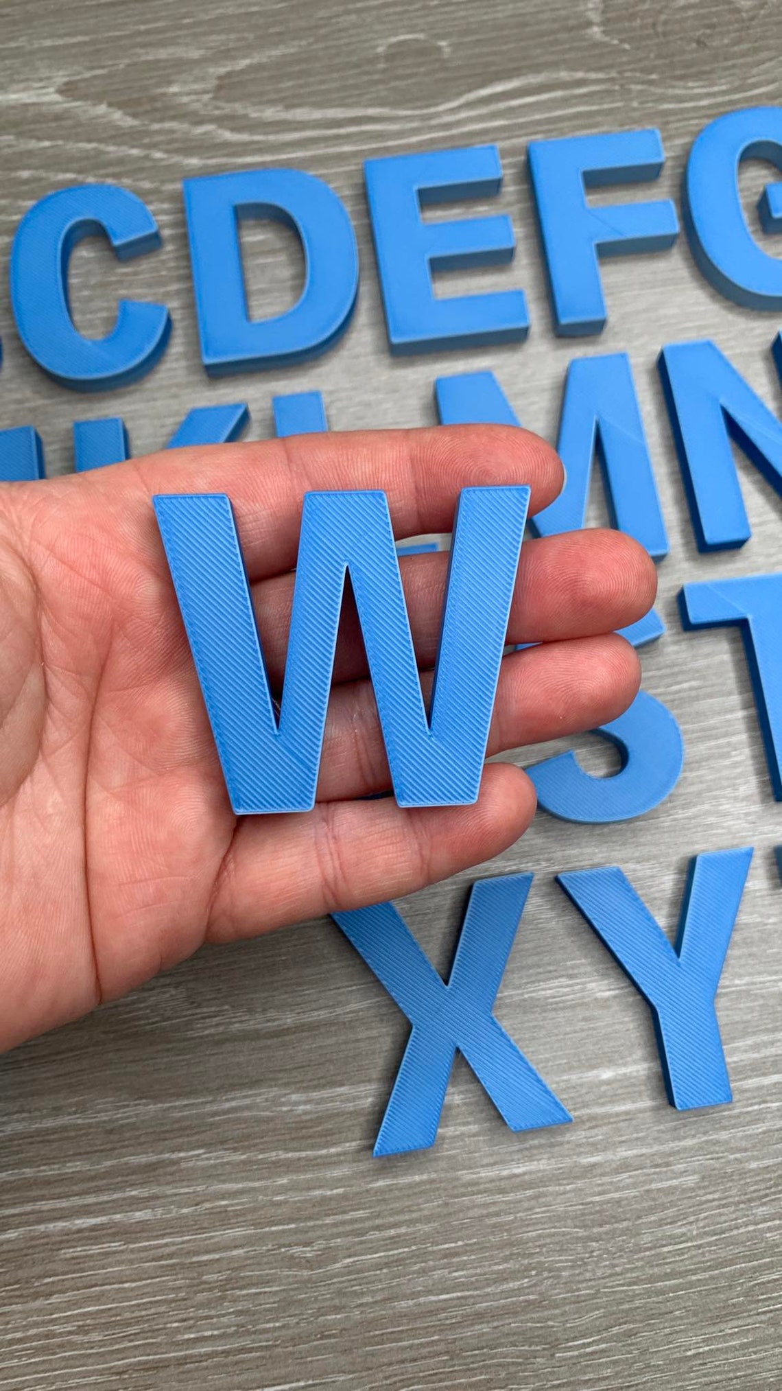 Movable Alphabet, Abc Letters, Homeschool Alphabet Set, Eco Friendly ...
