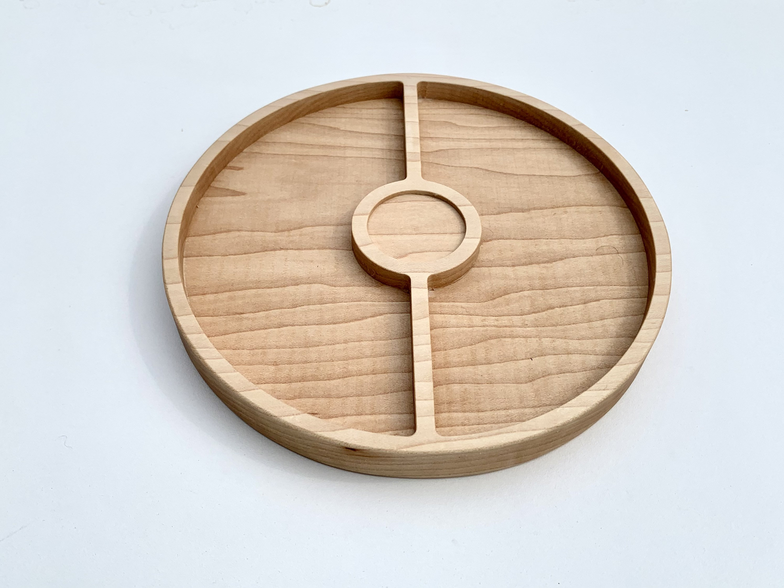 2 part tray wooden tray tinker tray even/odd tray math | Etsy