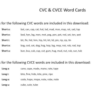 Cvc Word Builder, Cvc Cvce Words, Homeschool Materials, Spelling Board ...