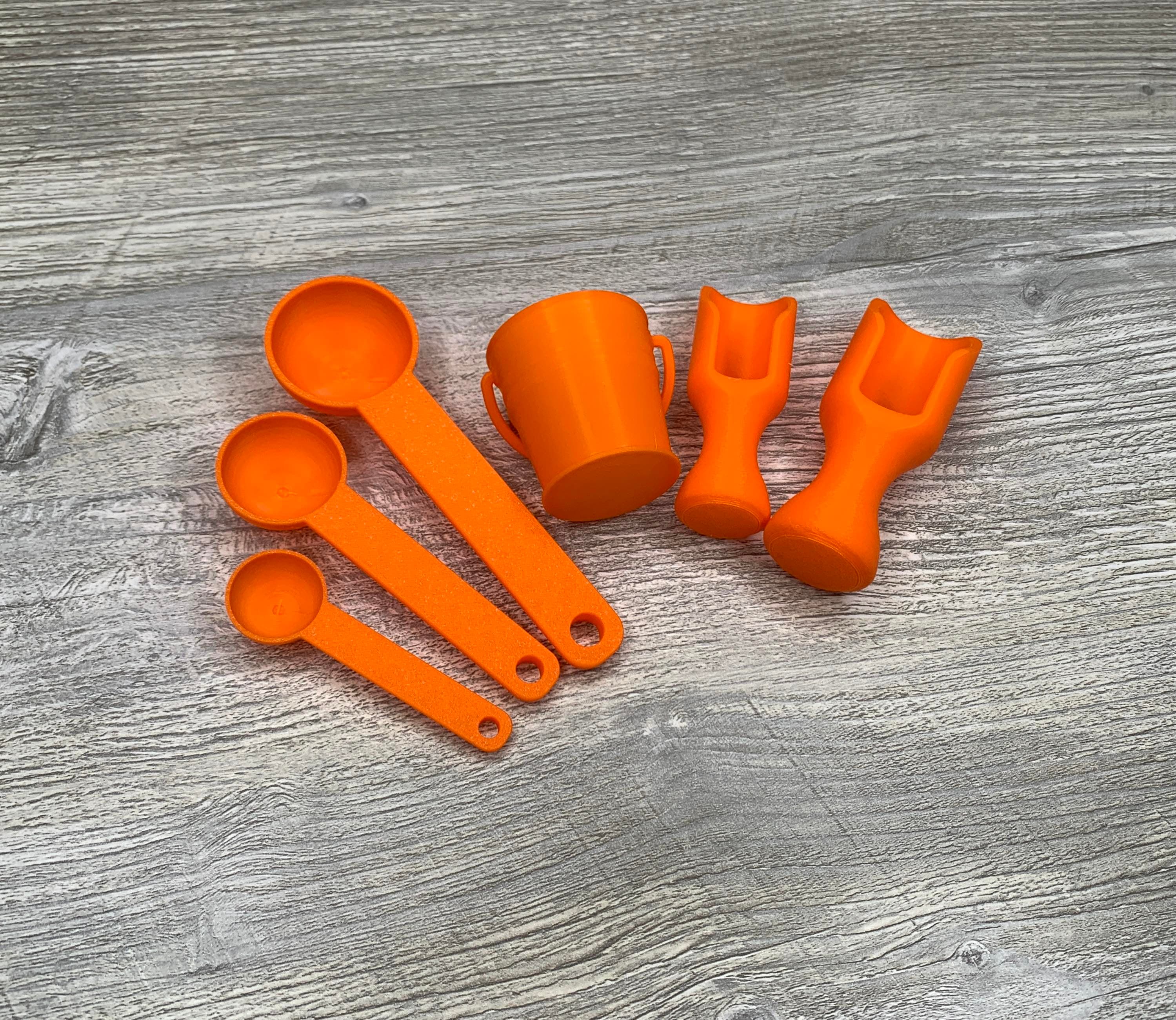 Rainbow Colored Eco Scoops, Scooping Activity, Sensory Play Scoops ...