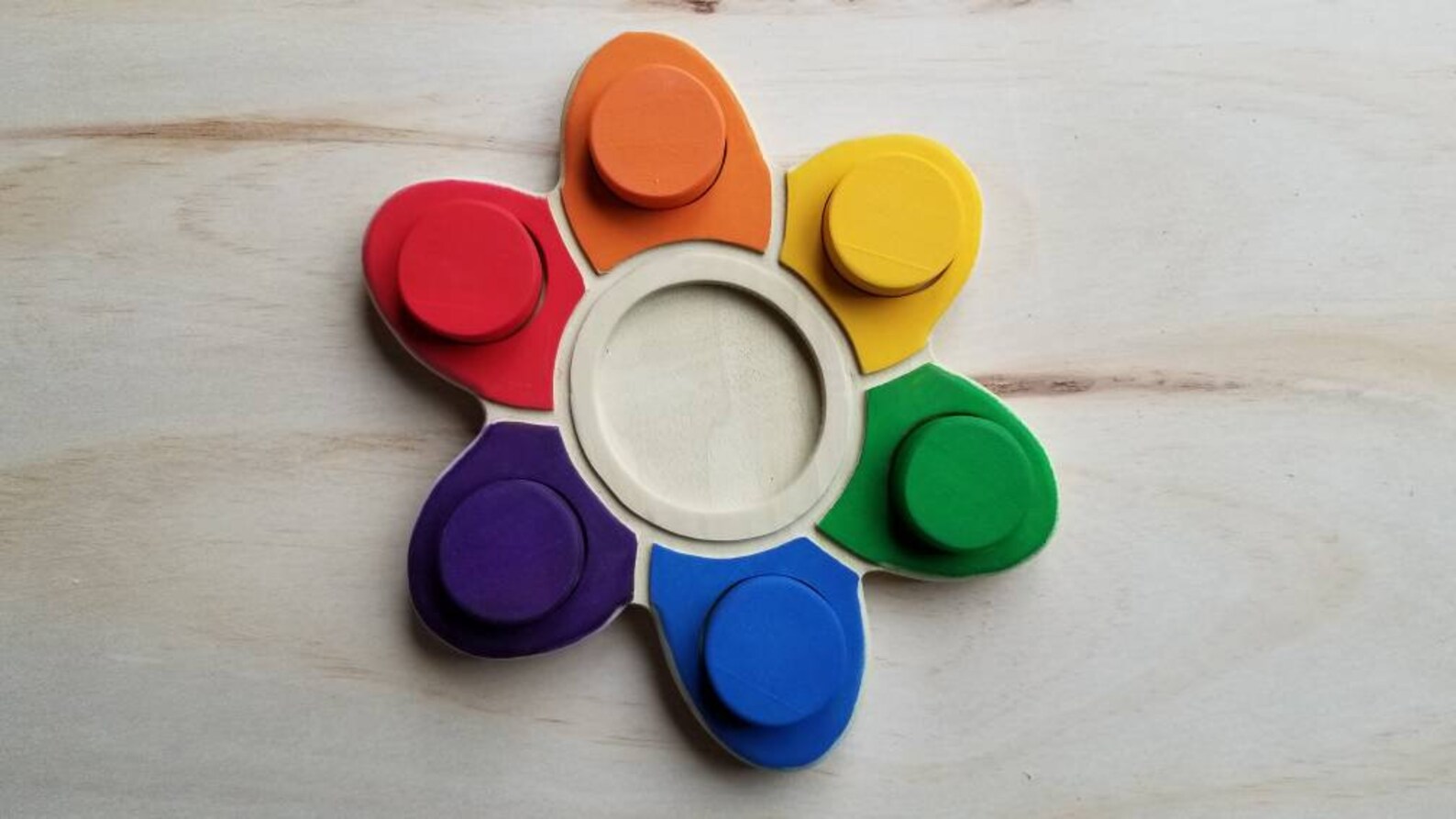 Color Sorting Tray Free Shipping Color Sorter Rainbow Tray - Etsy