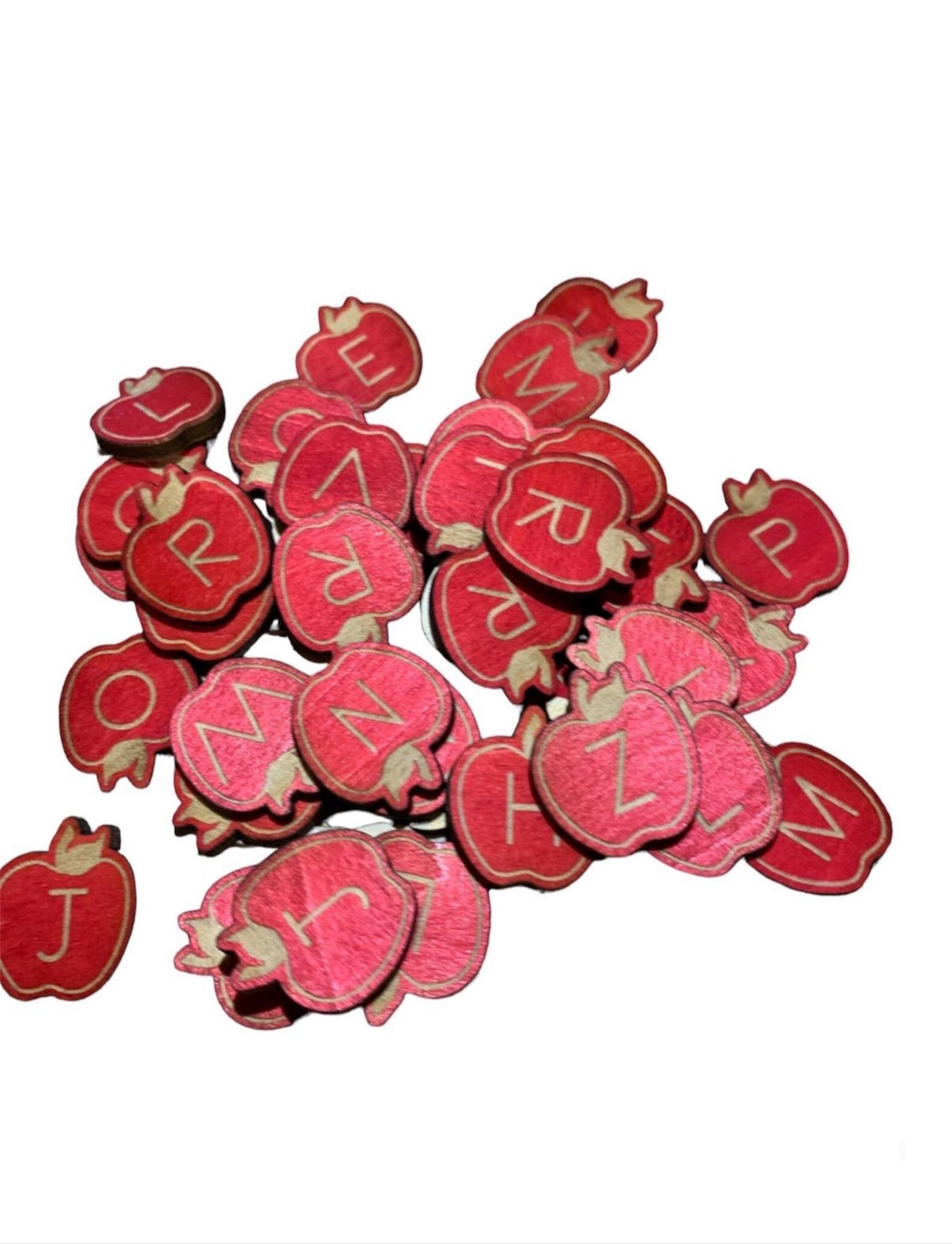 100 Alphabet Acorn Counters Loose Parts Manipulatives, 100 Board ...