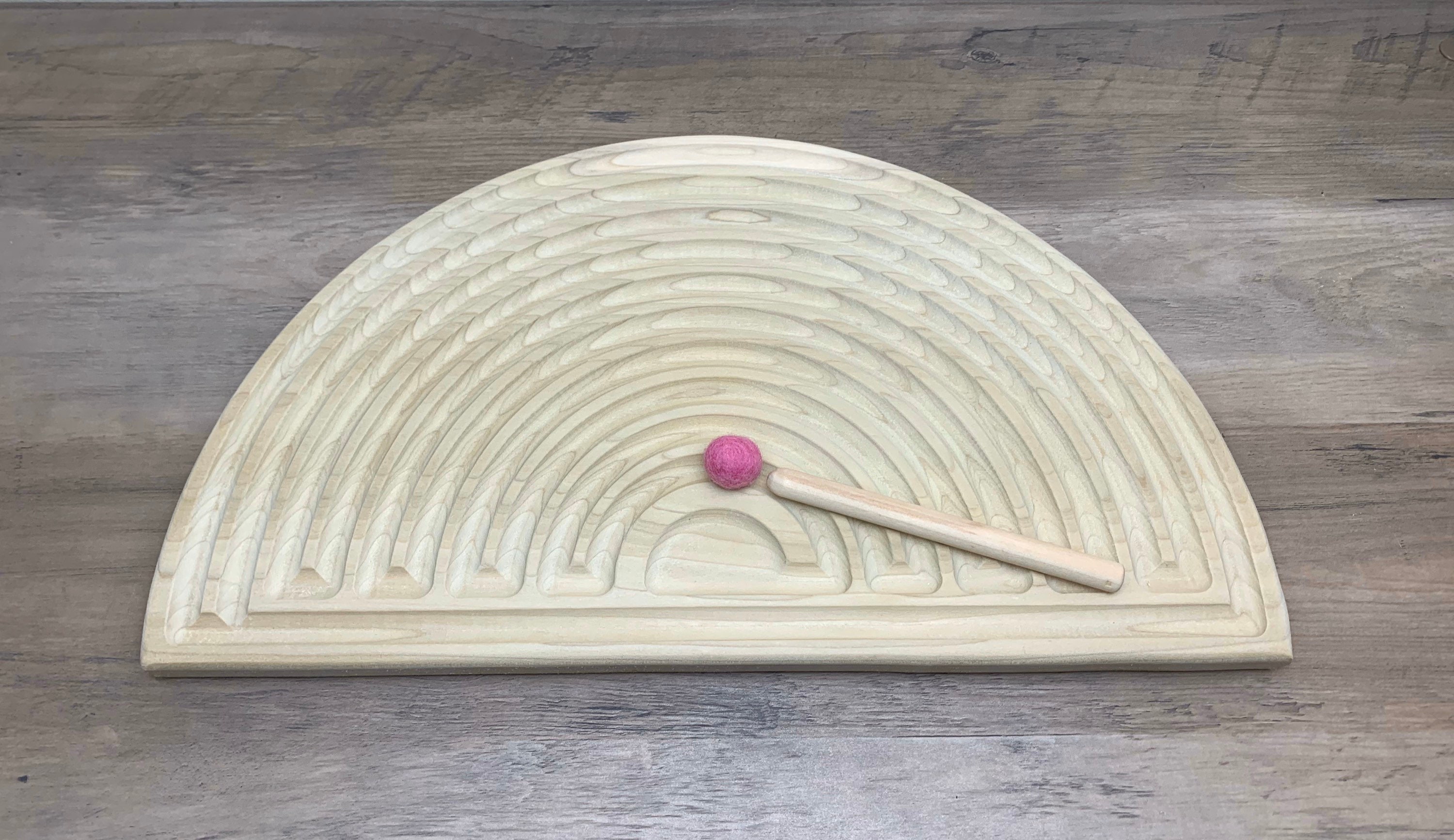 Wooden labyrinth rainbow labyrinth wooden rainbow maze | Etsy