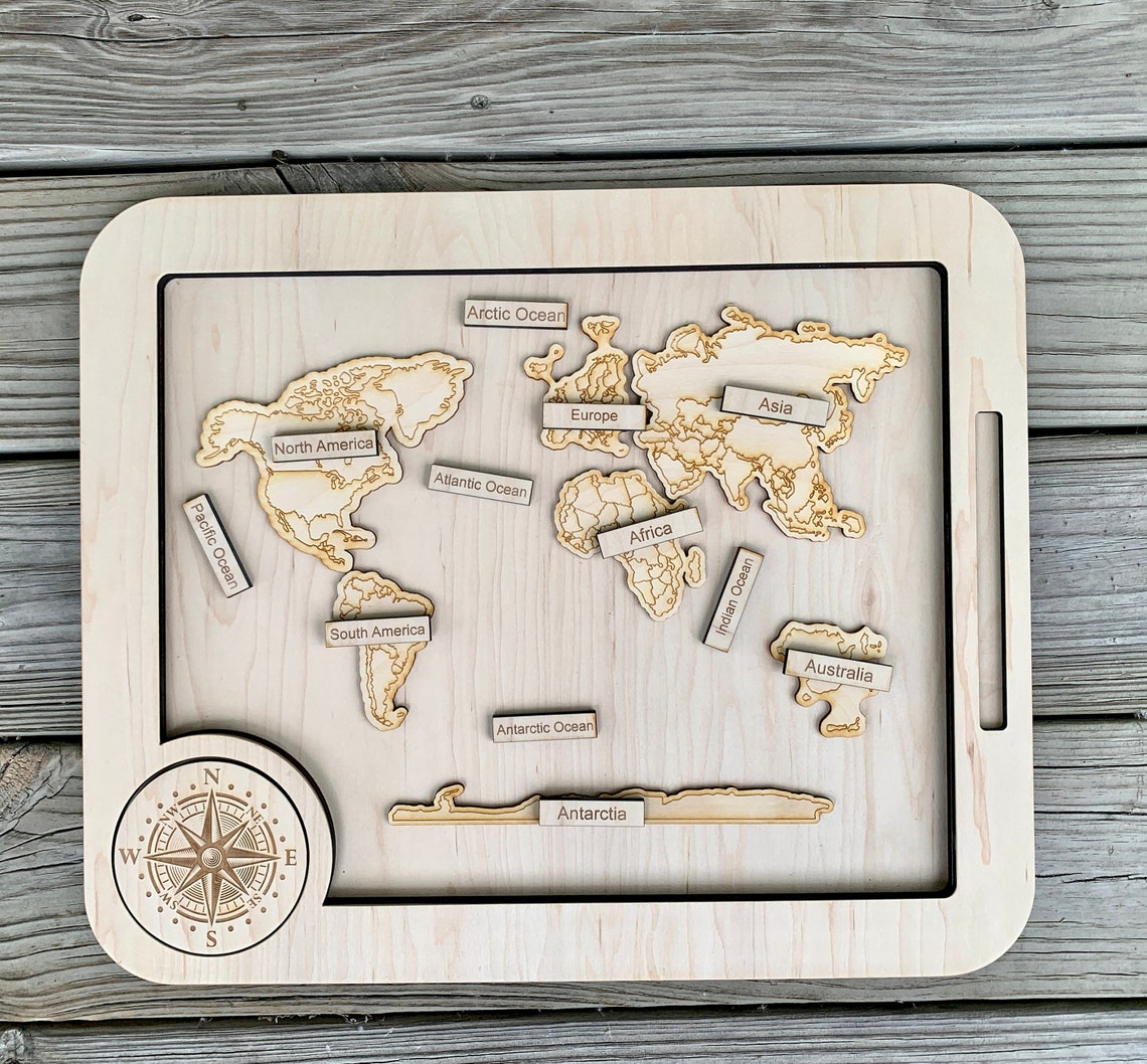 Geography Building Board Cartography Set Landform - Etsy