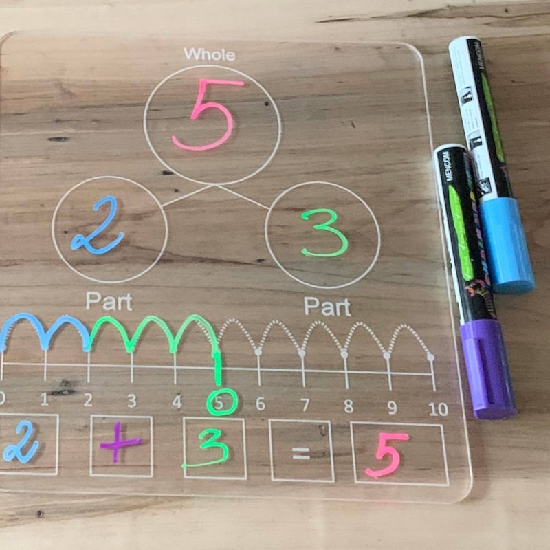 Math Dry Erase Acrylic - Etsy