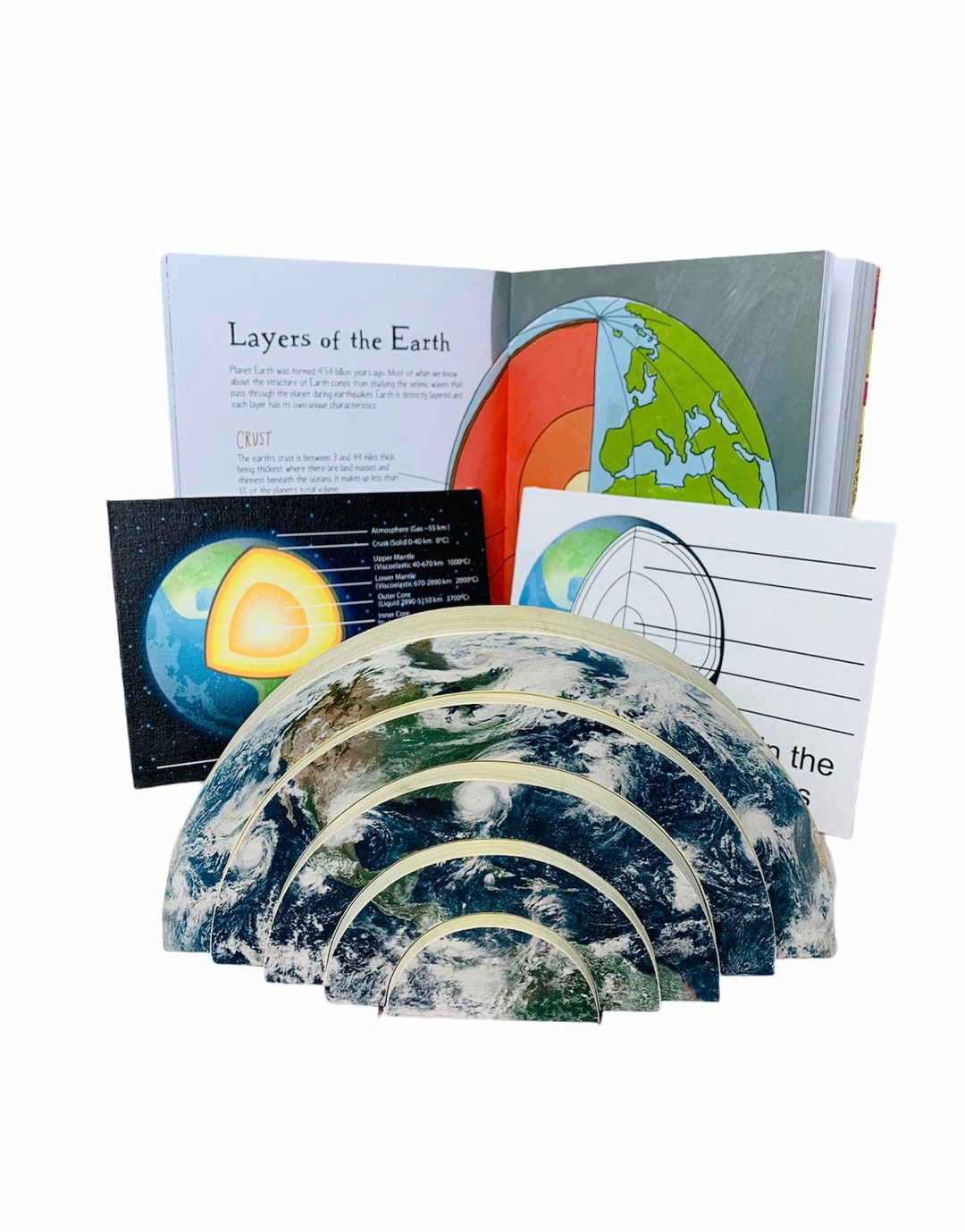 Earth Layers Study, Homeschooling Materials, Montessori Materials ...