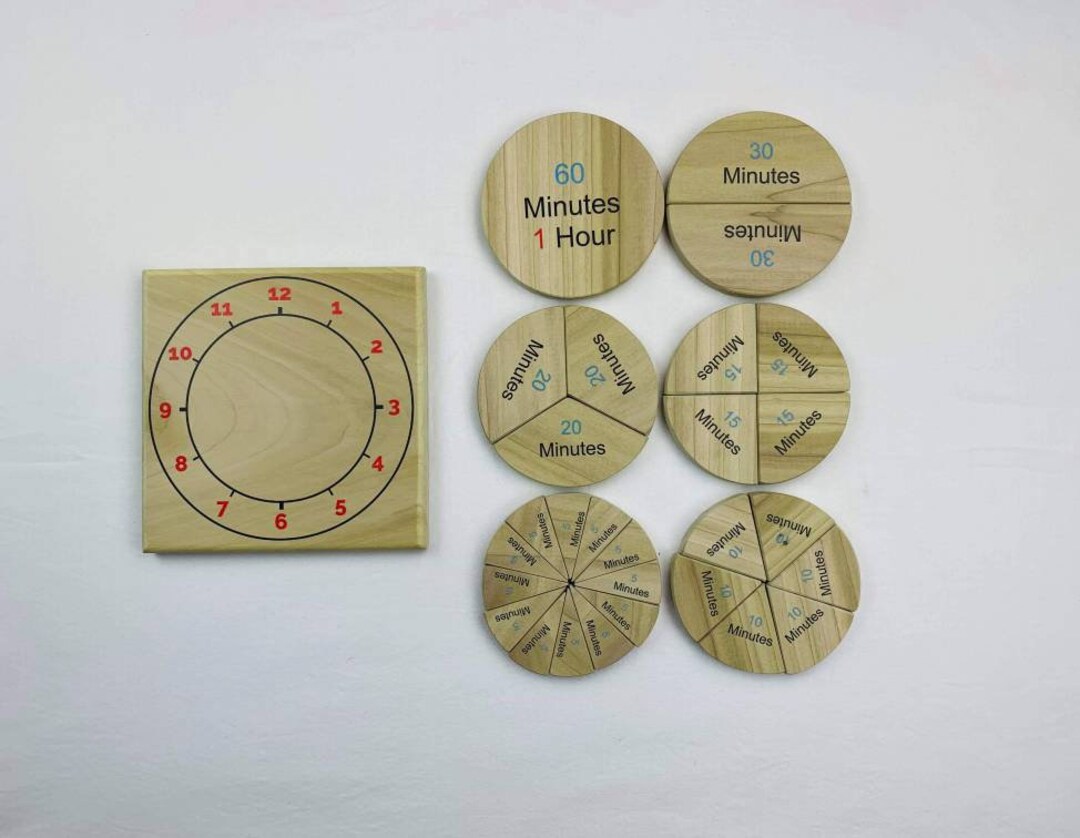 Fractions of Time, Time Fractions, Learning Time Set, Telling Time ...