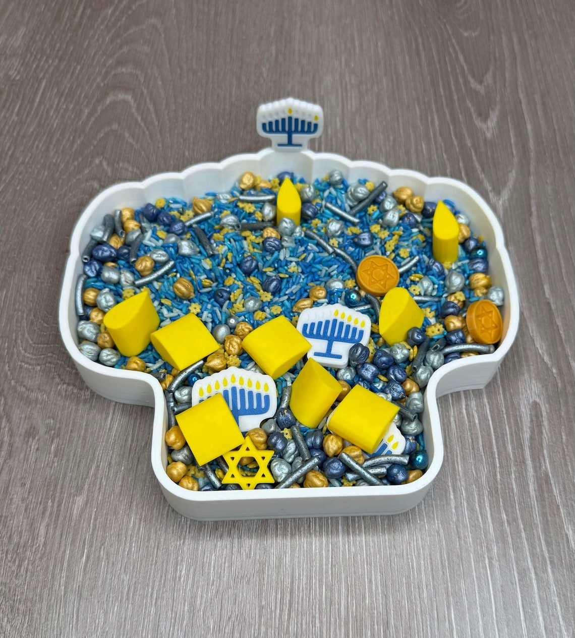 Hanukkah Sensory Fill With Premium Add Ins, Chaunakah Themed Sensory ...