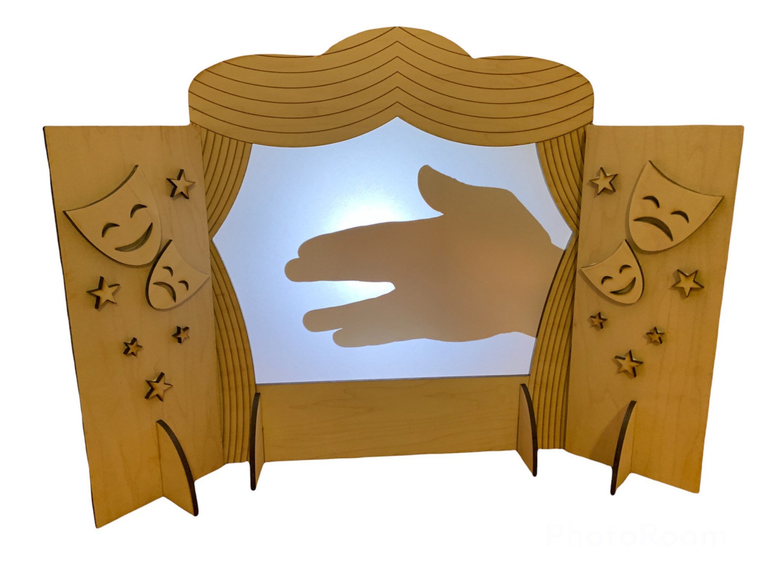 Fantasy Puppet Theater Shadow Puppet Theater Pretend Play | Etsy