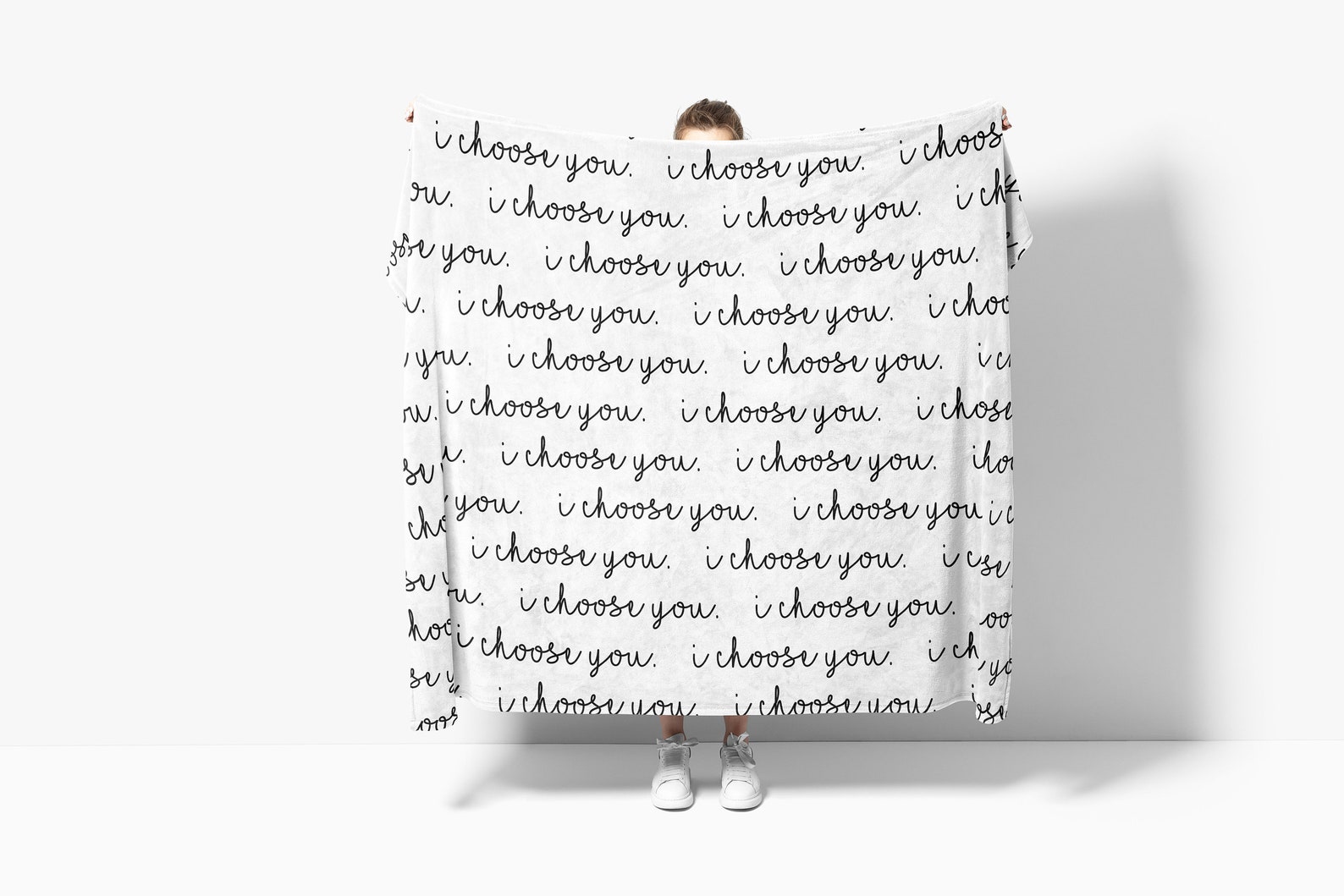 Your I Love You on a Throw Blanket | Your Child's Note / Drawing ...