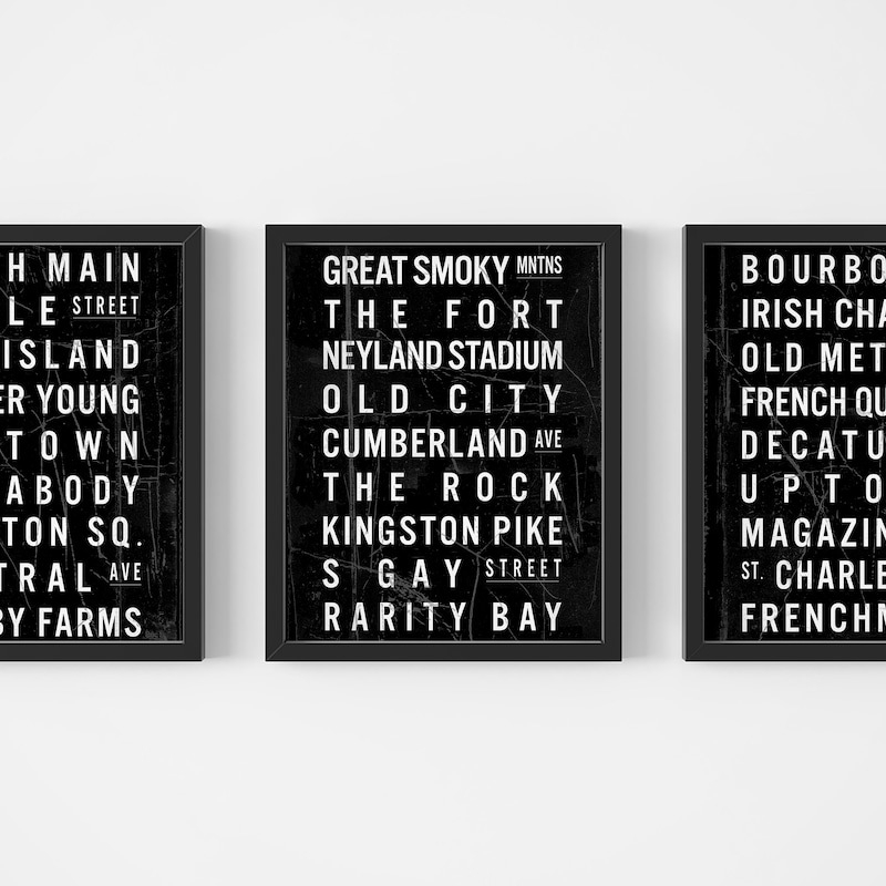 Custom Subway Sign - Etsy