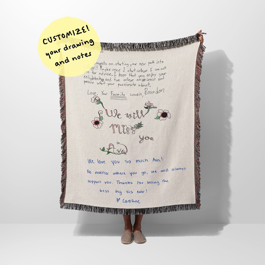 Farewell Gift | Letter Blanket | Your Custom Throw Blanket | Your ...