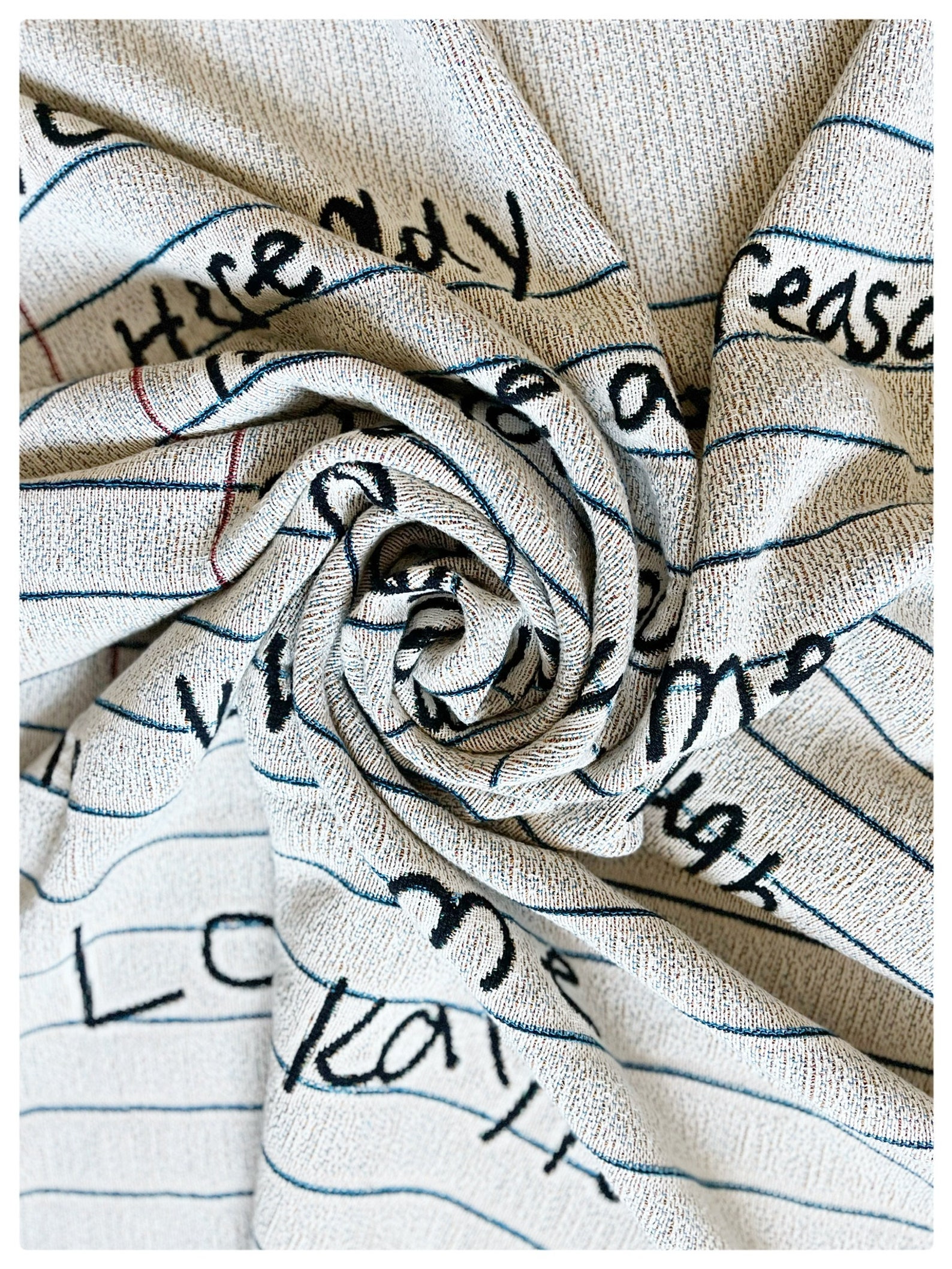 Handwriting Gift Letter Blanket Custom Throw Blanket - Etsy