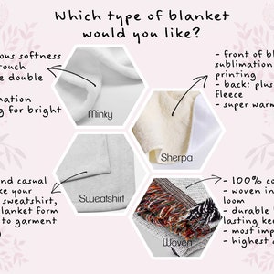 Handwriting Gift | Letter Blanket | Farewell Gift Custom Throw Blanket ...