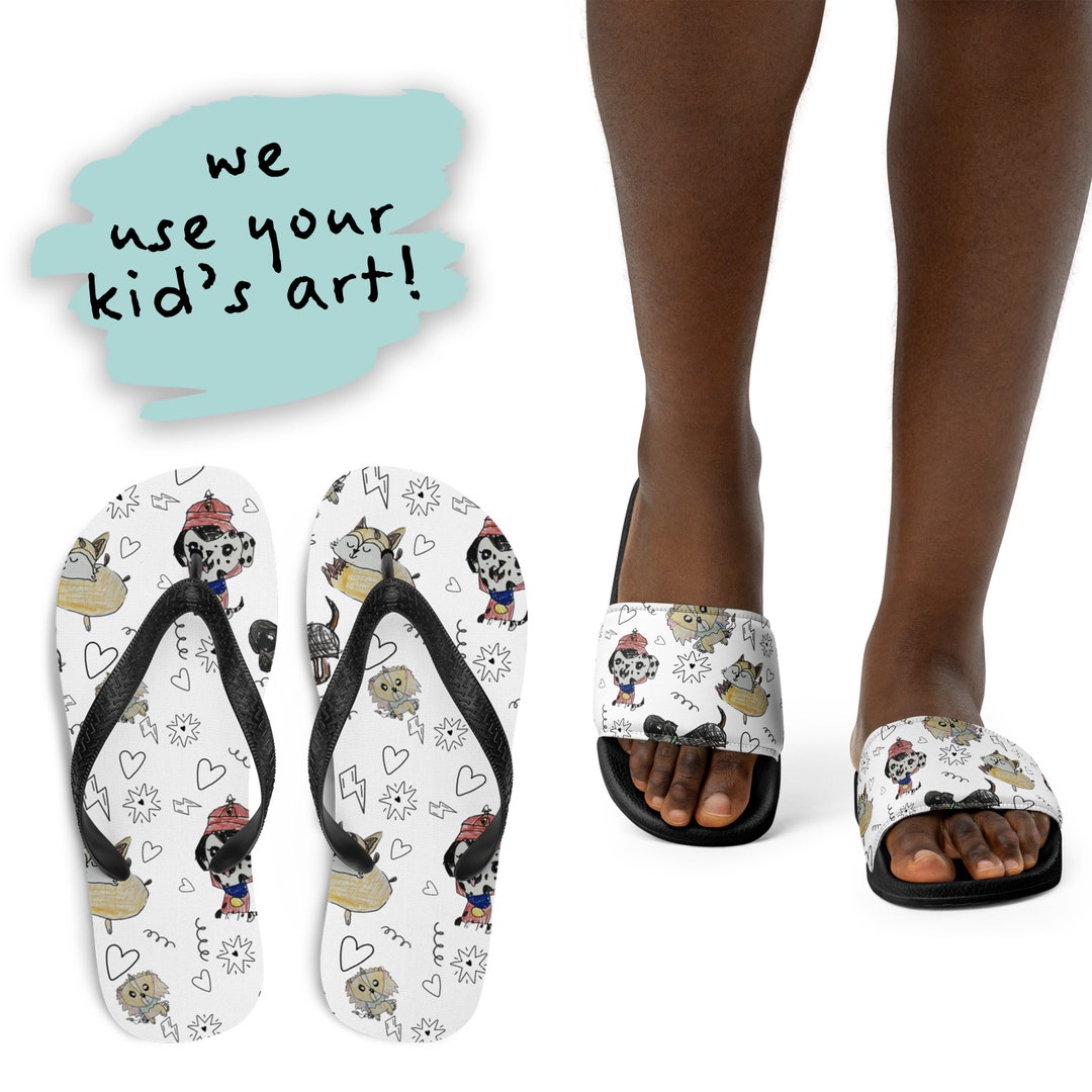 Women's Sizes | Custom Sandals With Child's Artwork | Make Your Own ...