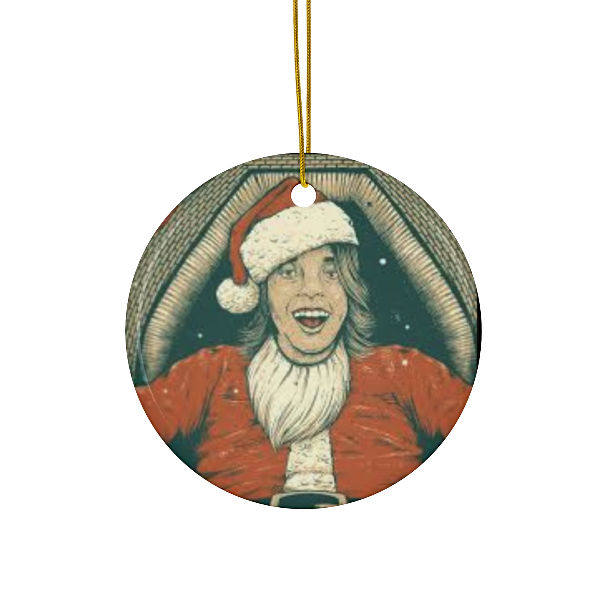 Billy Strings Santa Claus Ceramic Ornaments 1pc, 3pcs, 5pcs, 10pcs - Etsy