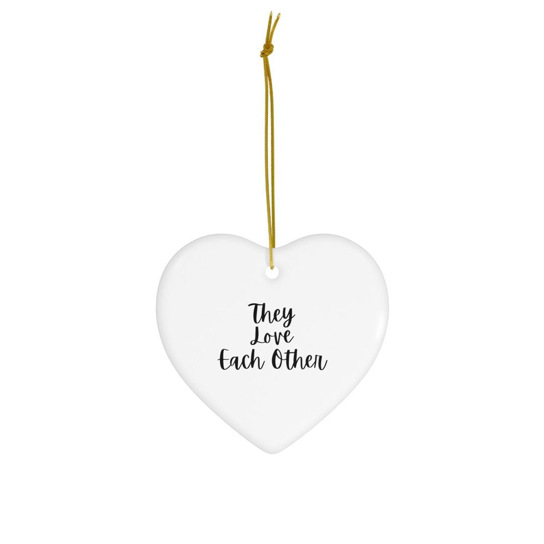 They Love Each Other - Grateful Dead Heart Shaped Christmas Ornament - Etsy