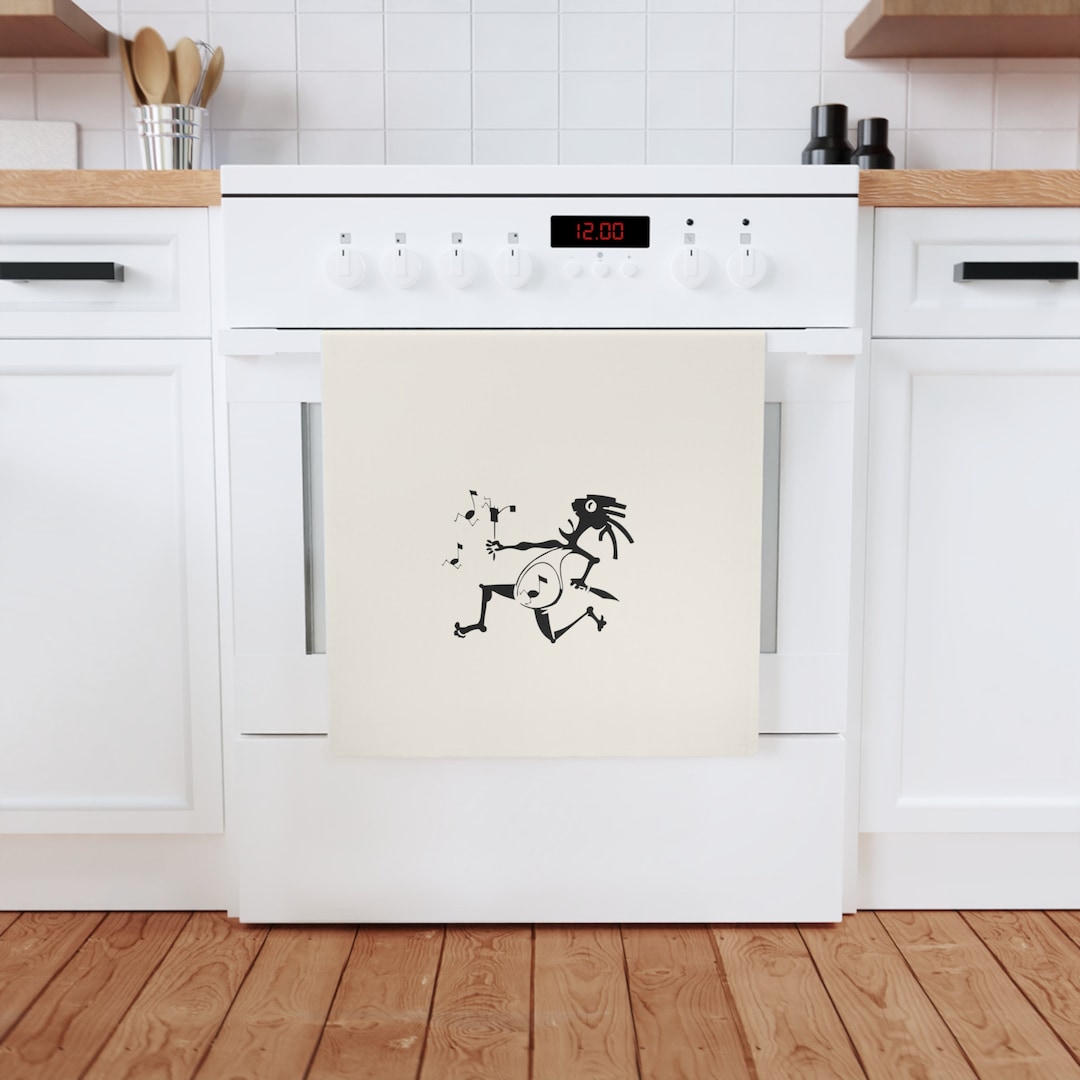 Widespread Panic Note Eater Organic Kitchen Tea Towel, Ships From ...