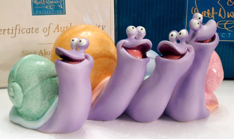 Disney Snails Sing Along Snails The Little Mermaid Retired | Etsy