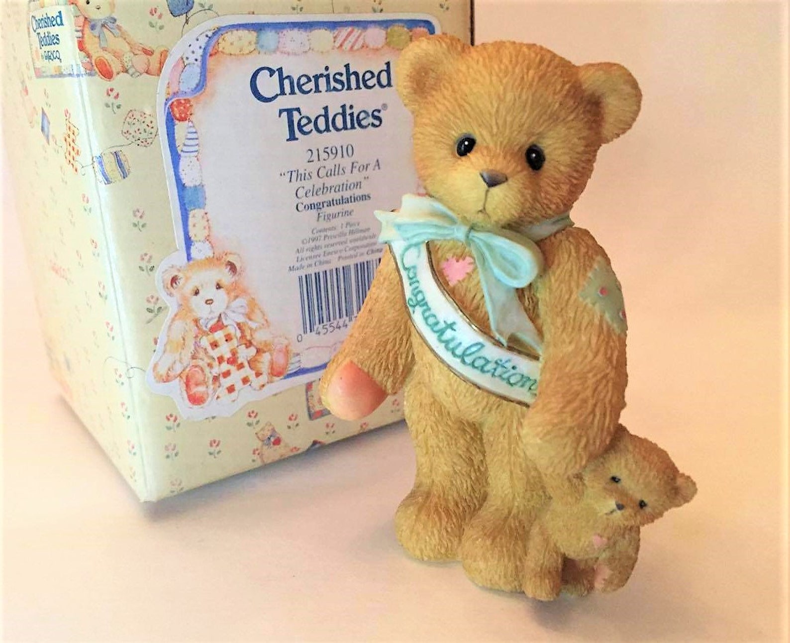 Cherished Teddies Congratulations Bear, 'this Calls for A Celebration ...