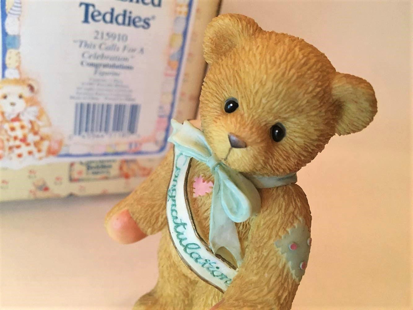 Cherished Teddies Congratulations Bear, 'this Calls for A Celebration ...