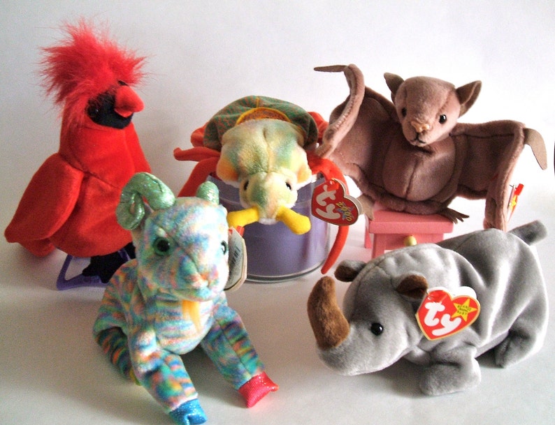 Ty Beanie Babies, Plush Animals, Plush Toys Retired Vintage ...