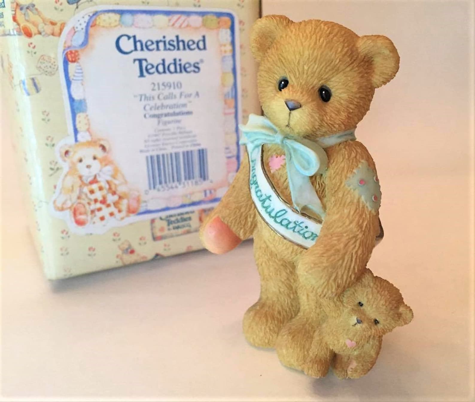 Cherished Teddies Congratulations Bear, 'this Calls for A Celebration ...