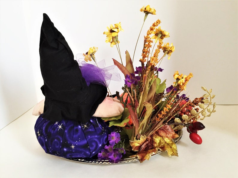 Halloween Floral Arrangement, Halloween Witch Floral Arrangement ...
