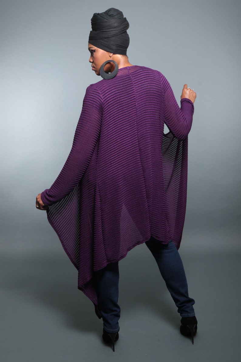 Lilac-plum Cardigan, Modest Clothing, Sweater, Cardigans for Women ...