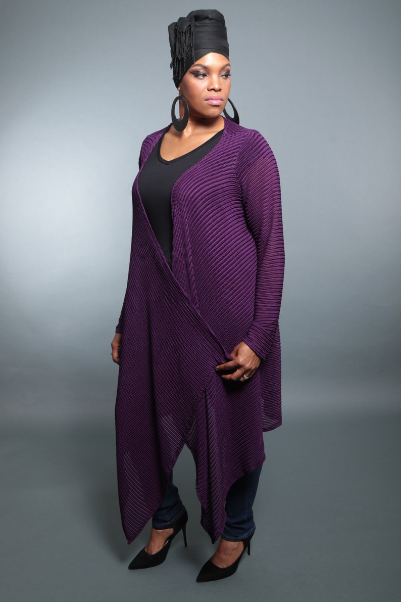 Lilac-plum Cardigan Modest Clothing Sweater Cardigans for - Etsy