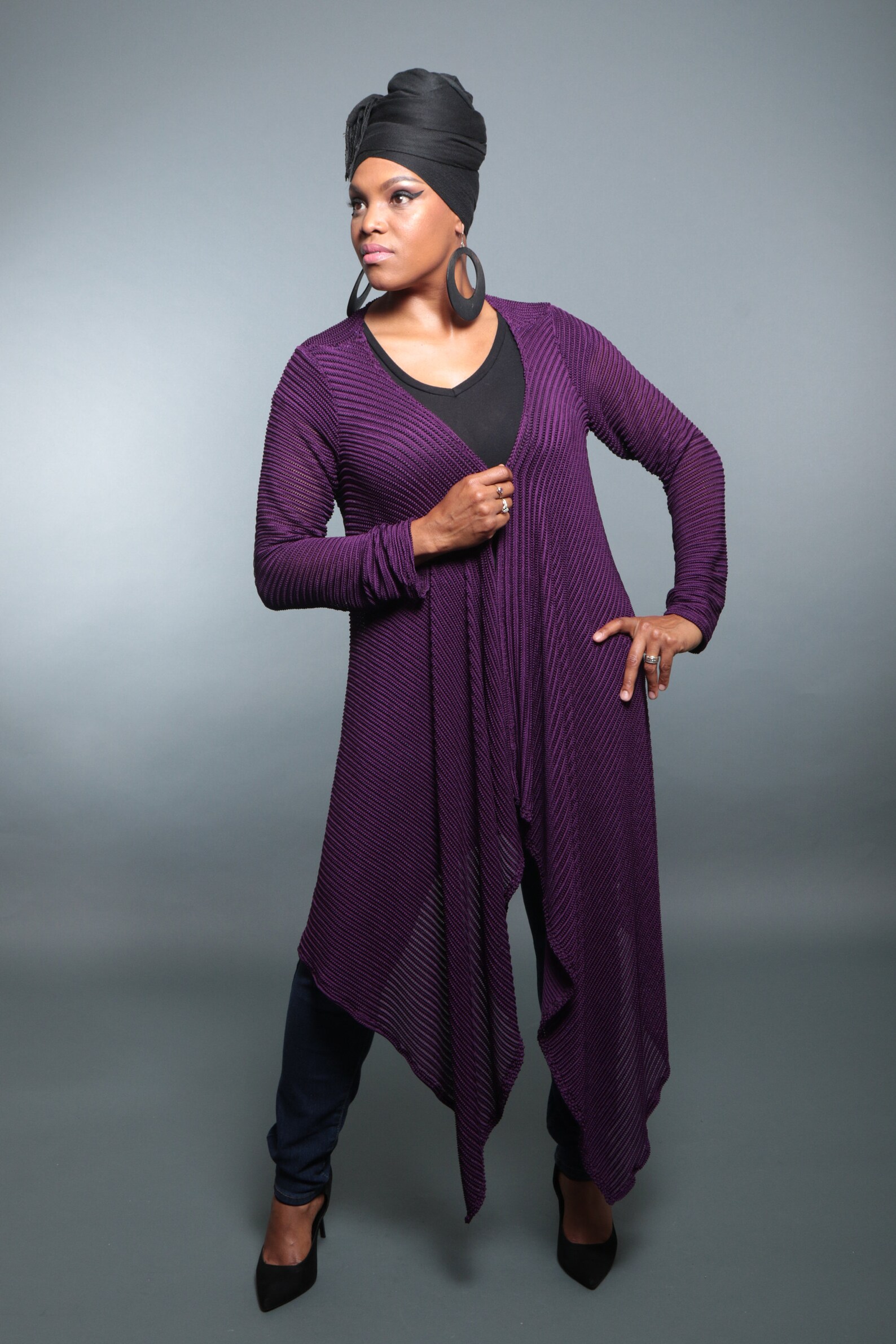 Lilac-plum Cardigan Modest Clothing Sweater Cardigans for - Etsy