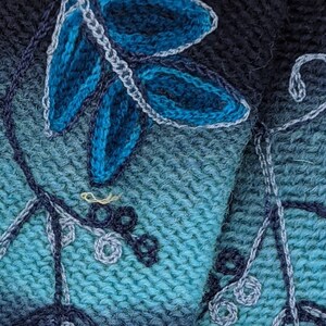 Ocean Blue Woolen Wrist Hand Warmers Winter Wrist Warmer in Blue With ...