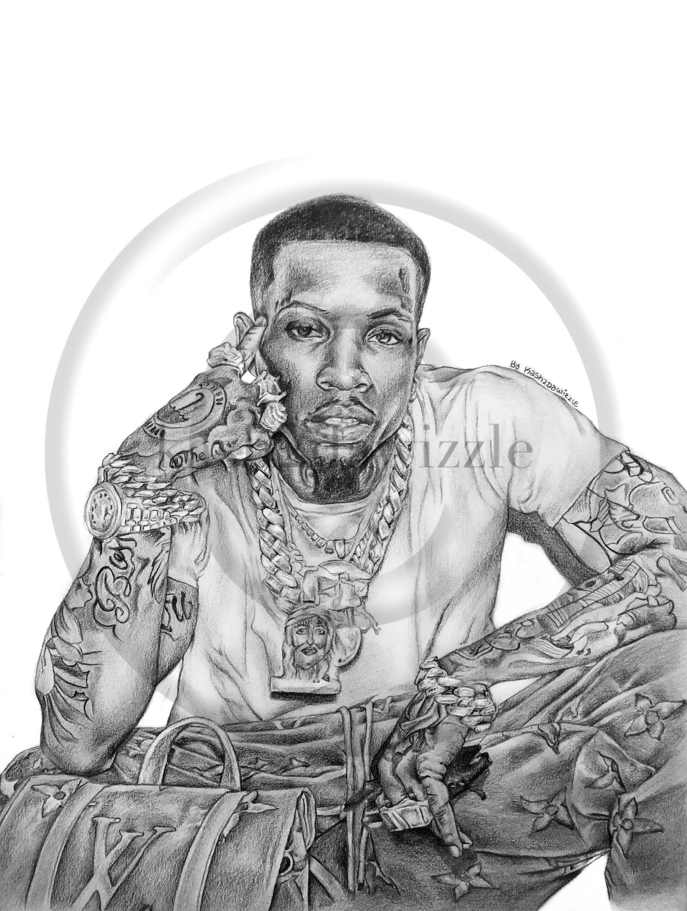 Tory Lanez (gloss Print) Drawing - Etsy