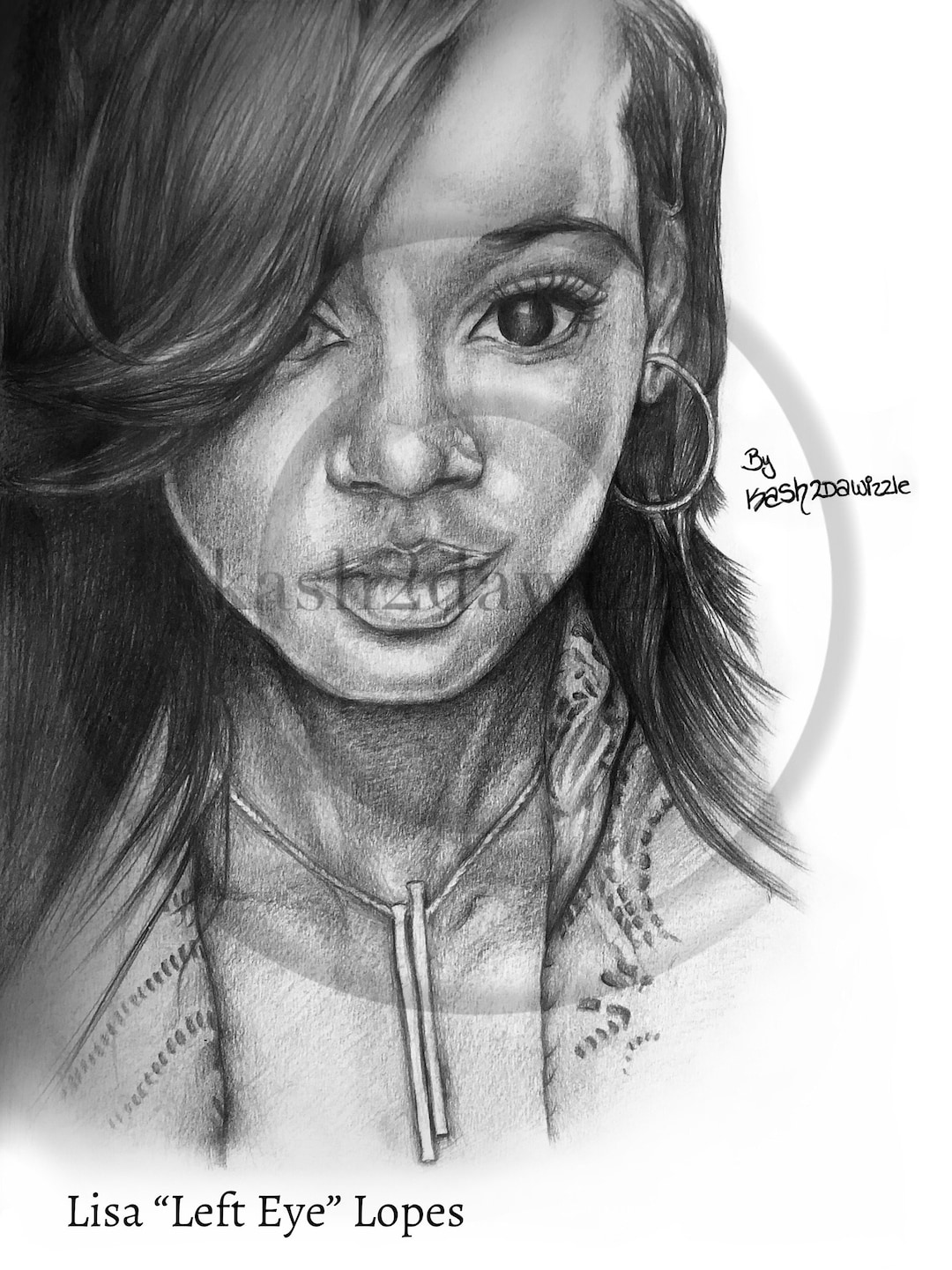 Lisa "left-eye" Lopes Portrait - Etsy