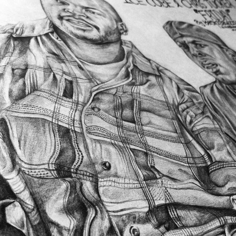 Ice Cube & Chris Tucker in "friday" #movie #drawing | - Etsy