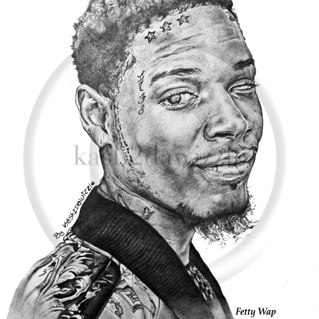 Fetty Wap Drawing - #hiphop - Etsy