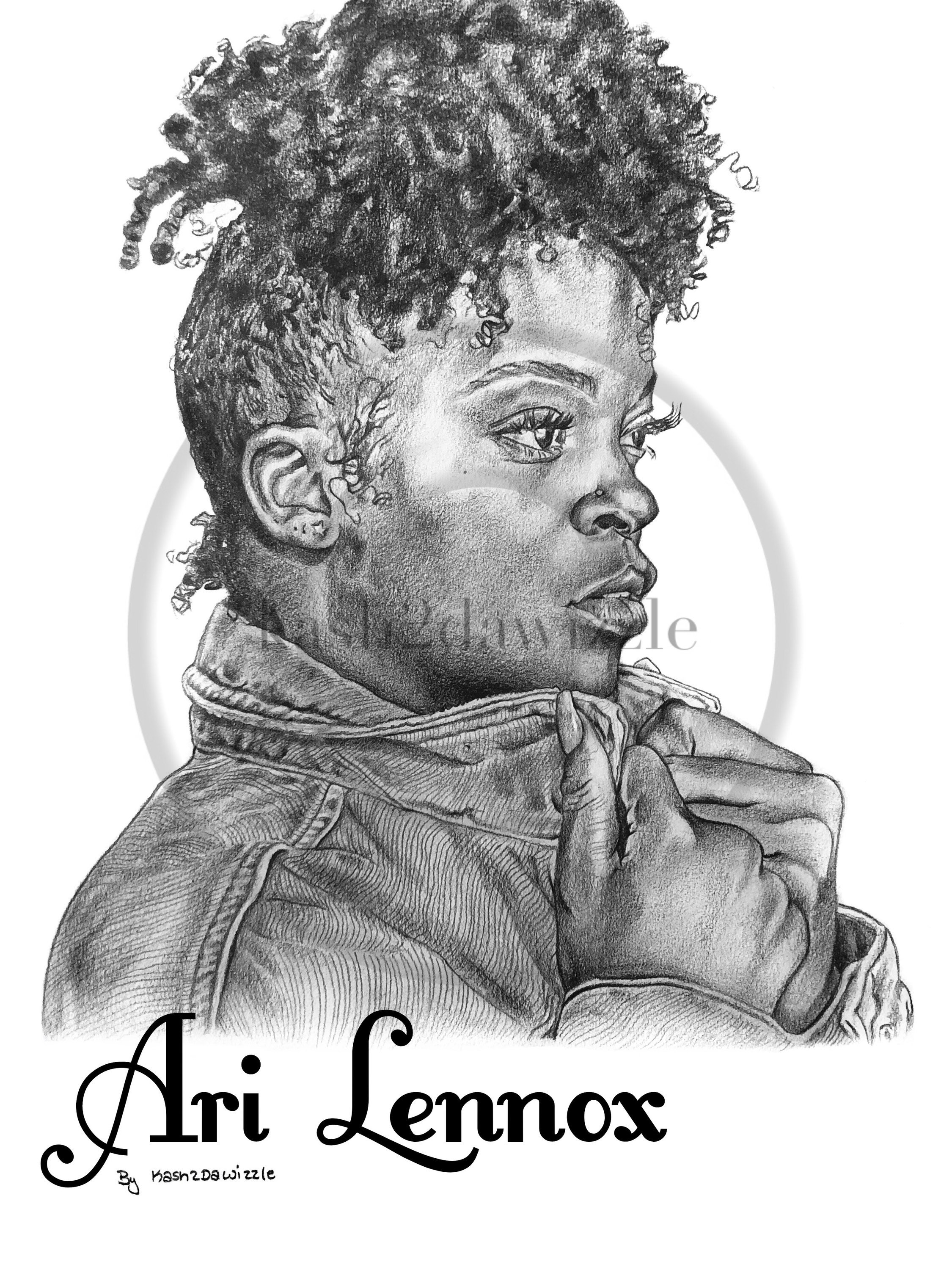Ari Lennox Drawing - Etsy