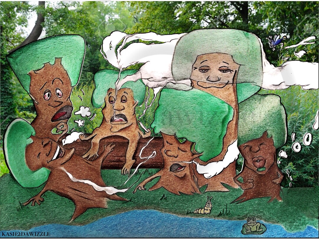 Smoking Trees - Etsy