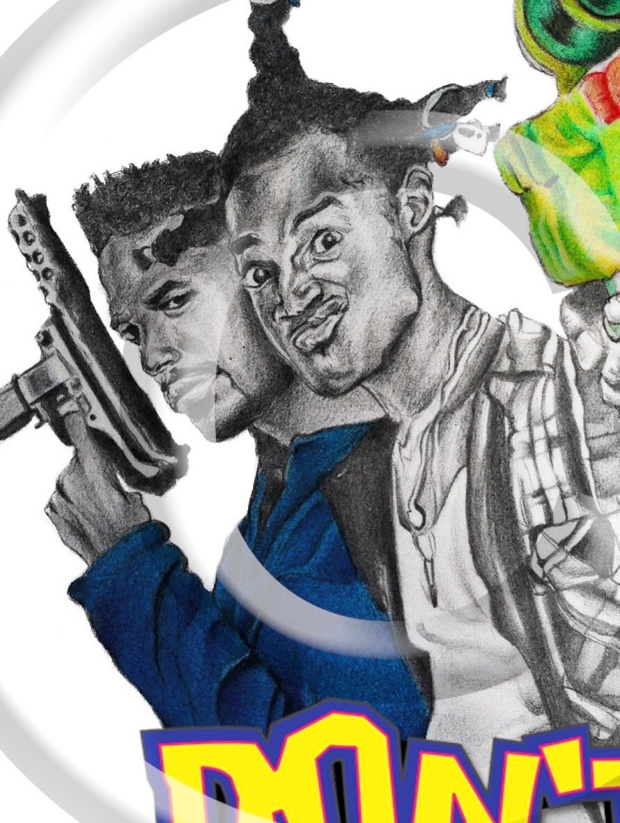 Don't Be A Menace #drawing - (print/poster) - Etsy