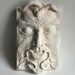 GREEN MAN - Sleeping Foliate Head. Hand Made Ceramic Tile of Pagan ...