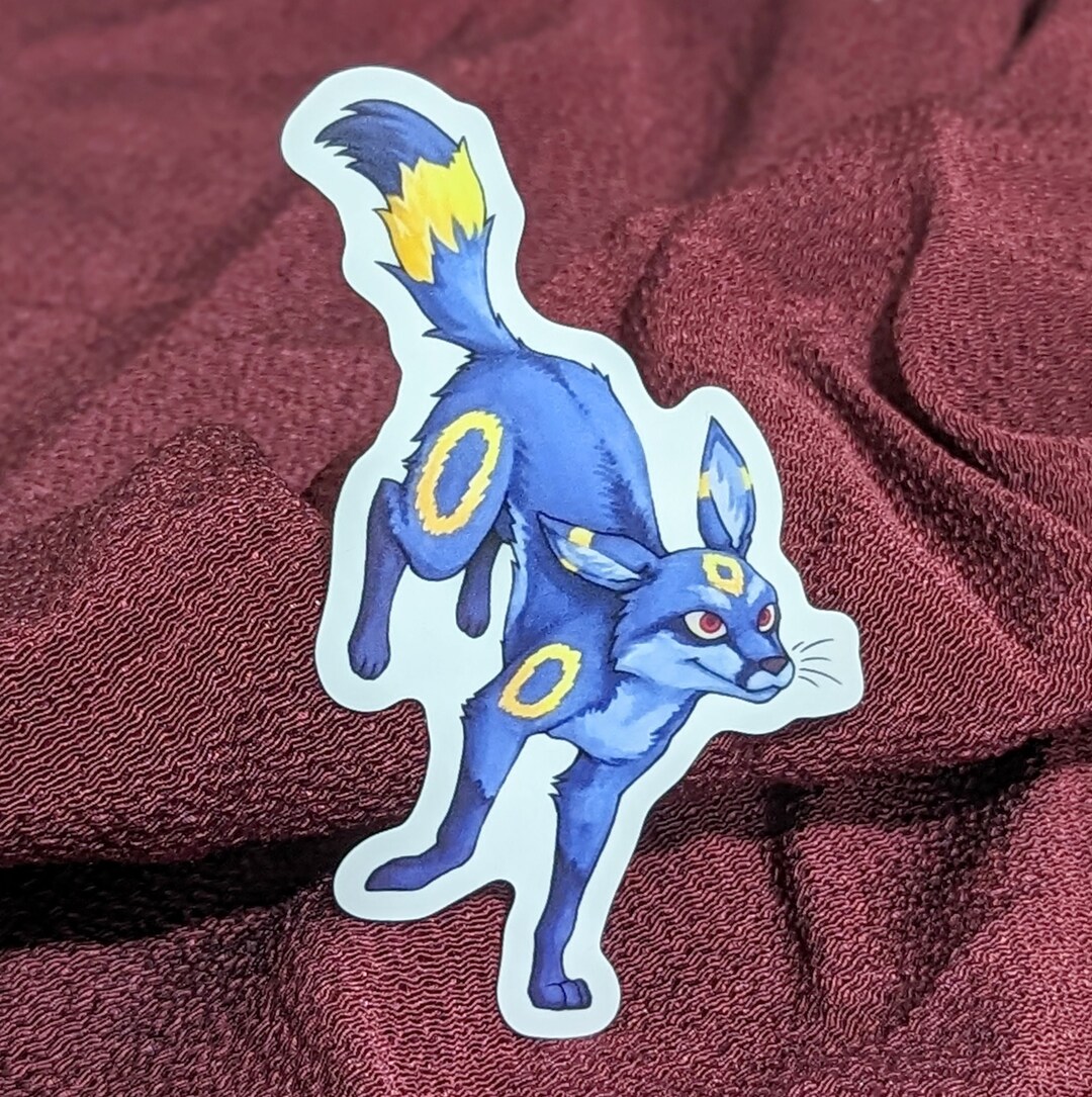 Fox Umbreon Vinyl Sticker - Etsy