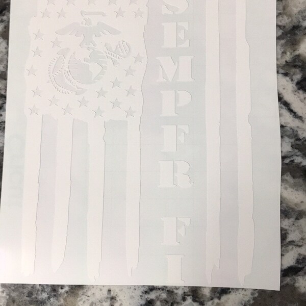 Semper Fi Decal - Etsy