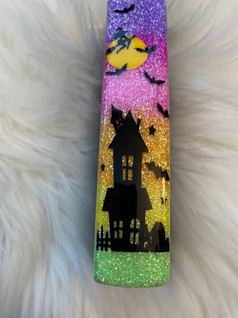 Glittered Stapler Halloween Theme Stapler Haunted House - Etsy