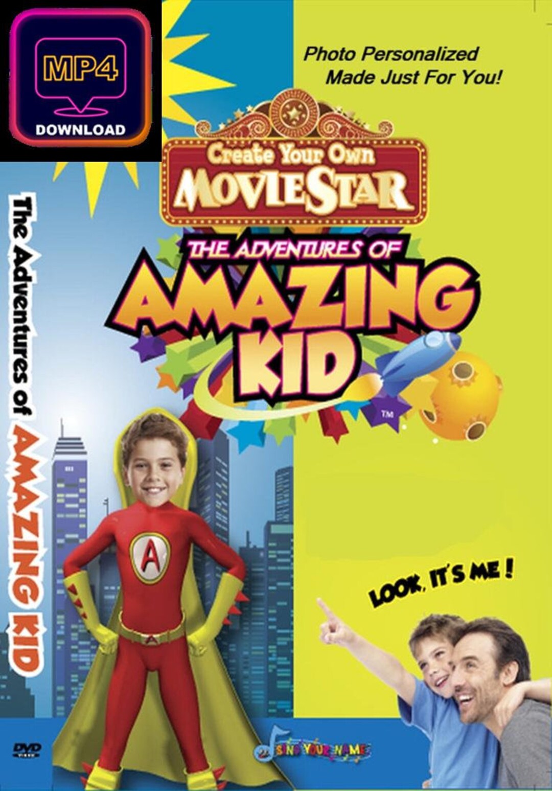 Sing Your Name Amazing Kid Photo Personalized MP4 Digital Download by ...