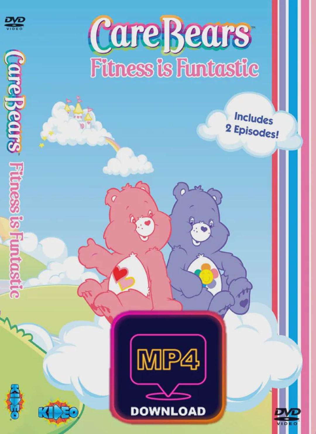 MP4 Digital Download Mediak - Care Bears Fitness is Funtastic - Name ...