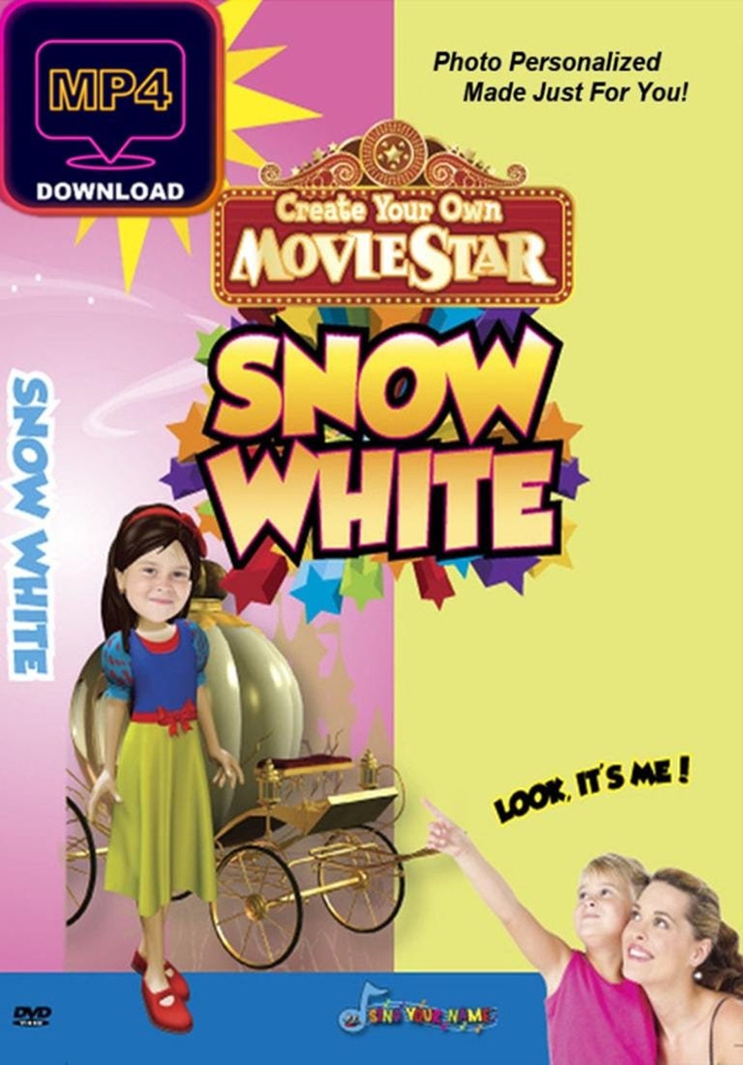 Sing Your Name Snow White Photo Personalized MP4 Digital Download by UR ...