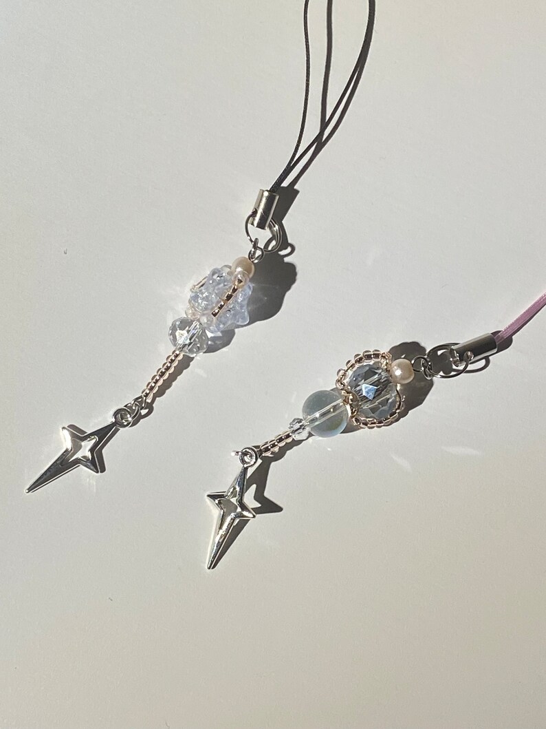 Handmade Magical Girl Wand Phone Charm Keychain Beaded Jewelry - Etsy