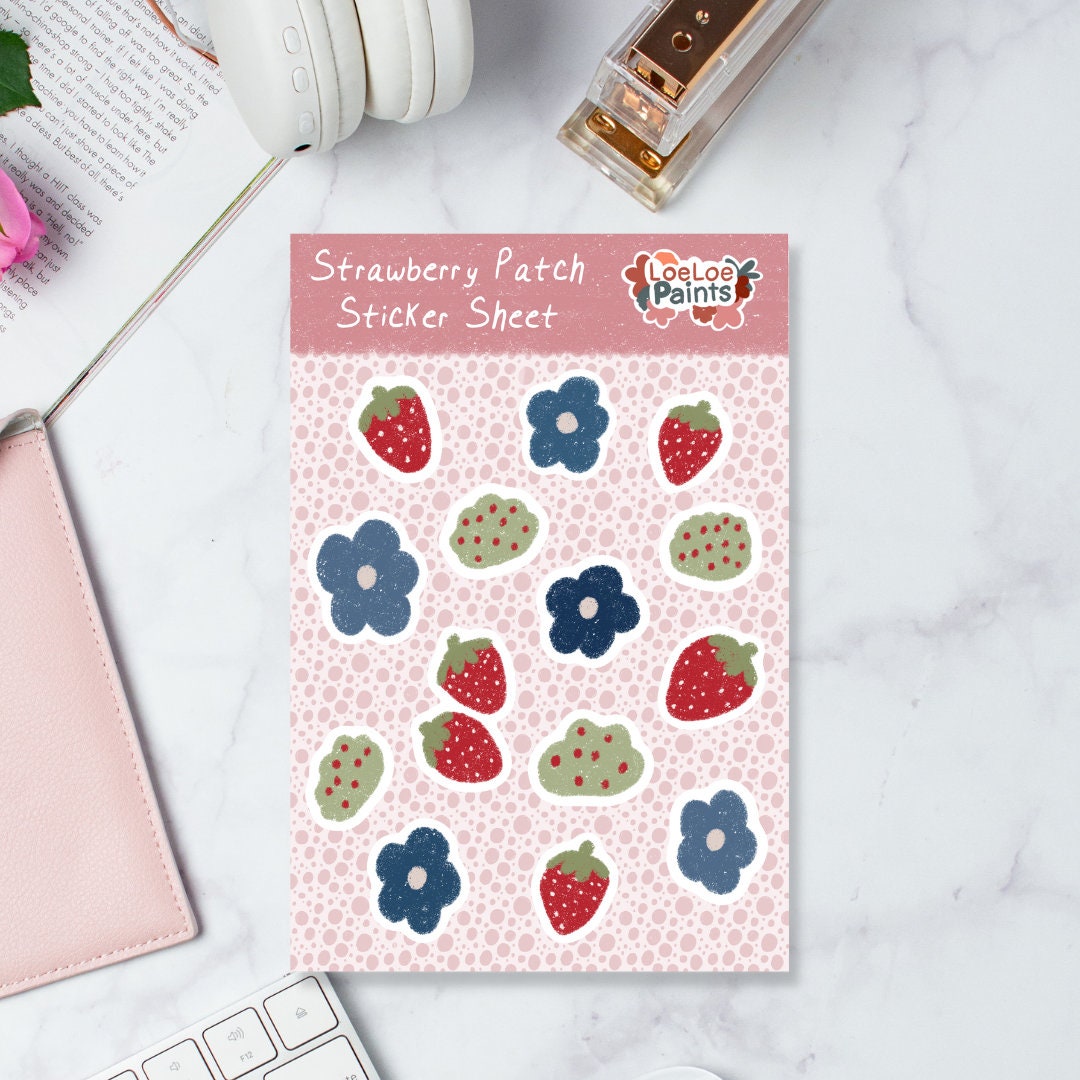 Strawberry Patch | Journaling | Planner | Aesthetic | Bullet Journal ...