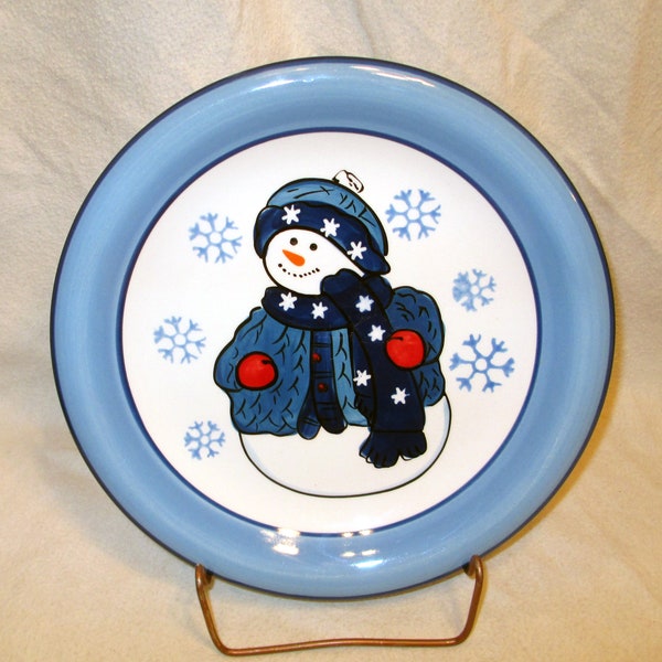 Snowman Plate - Etsy