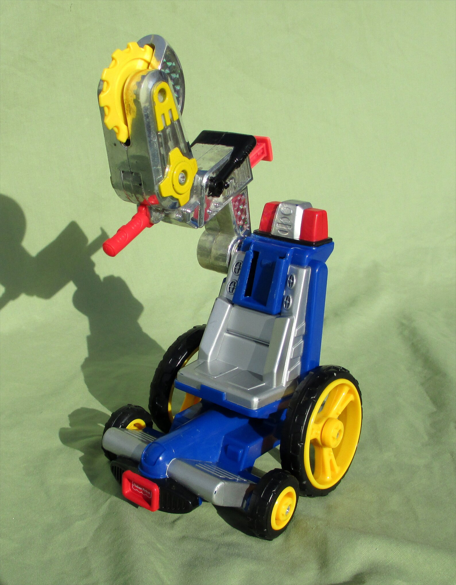 Mattel Rescue Heroes Building Construction Worker on Rolling Buzzsaw It ...